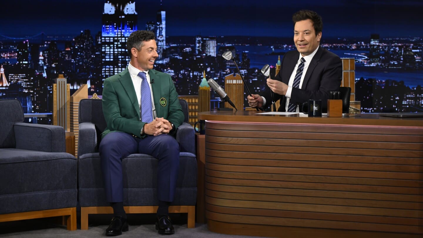 Rory McIlroy takes on Jimmy Fallon in washing-machine chipping contest ...